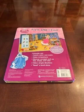Disney | Other | Disney Princess First Look And Find Book | Poshmark